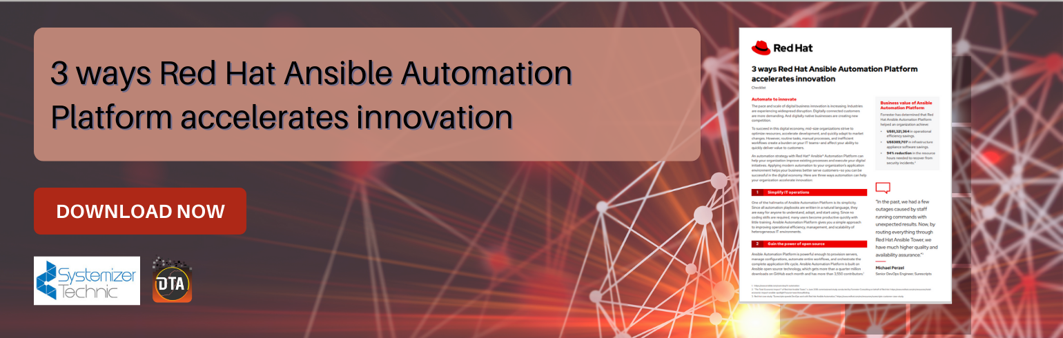 3 ways Red Hat Ansible Automation Platform accelerates innovation ...