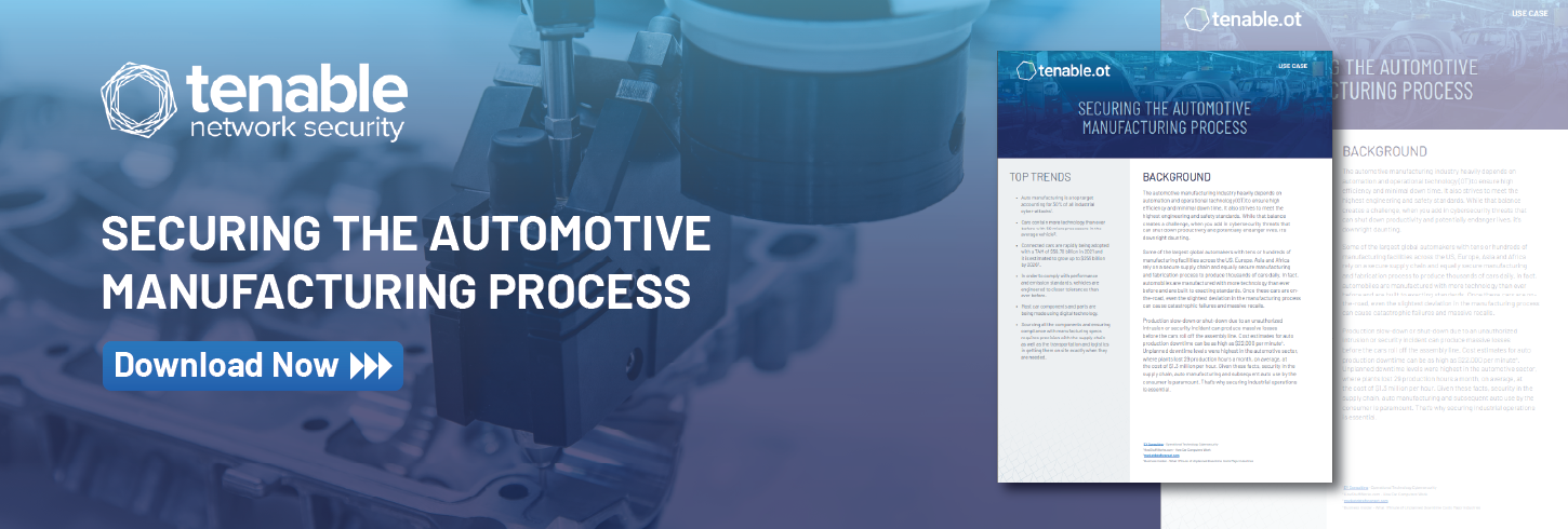 Solution Brief: Securing the Automotive Manufacturing Process - On360 ... Solution Brief: Securing the Automotive Manufacturing Process - On360 ...