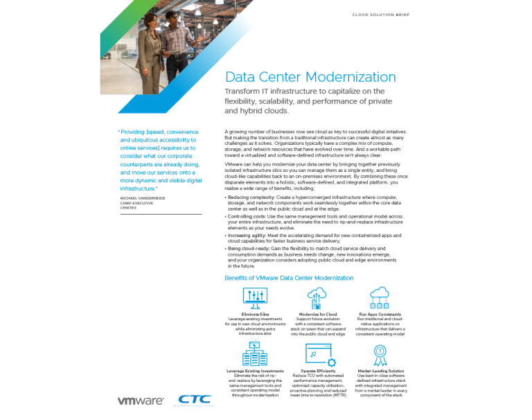 Data Center Modernization (CTC Global) - On360° Digital Engagement